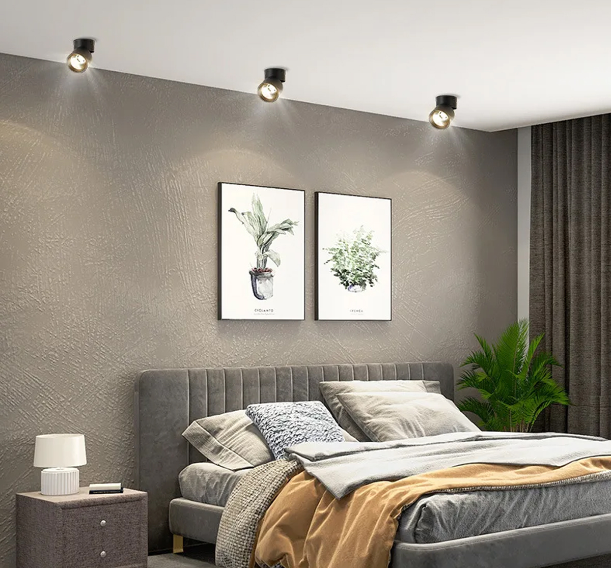 Spot de tavan pliabil si dimabil LED 12W, Smart WiFi, RGB, 3000K-6500K ...