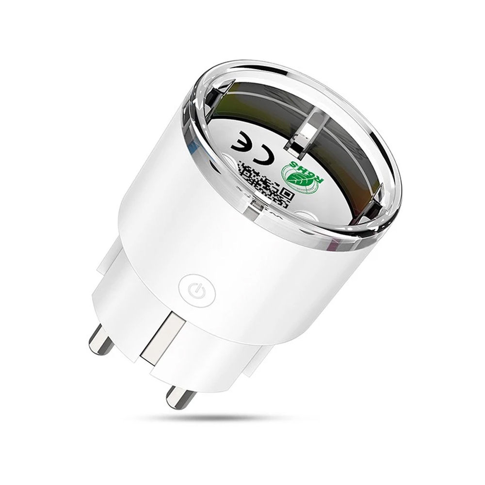 Priza programabila cu monitorizare consum WiFi 16A, LED RGB | Smart ...