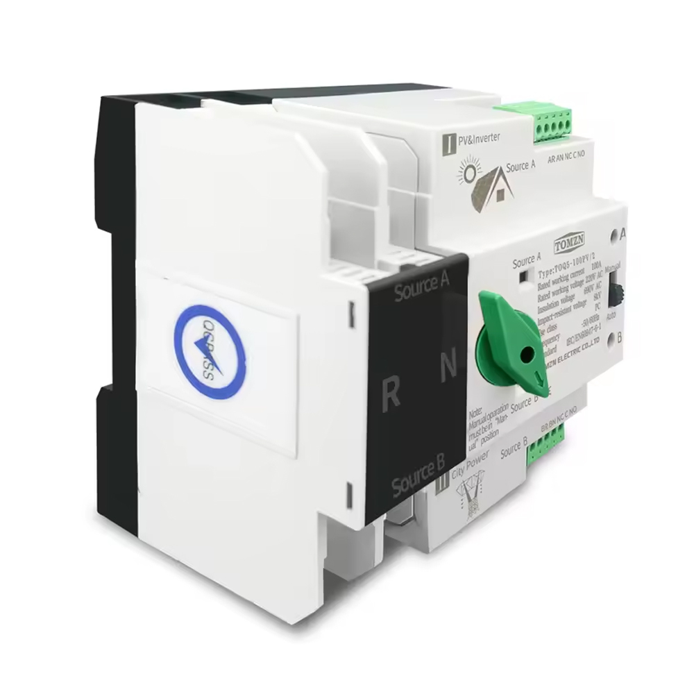 Comutator automat transfer intre retea si panouri fotovoltaice 2P, 230V ...