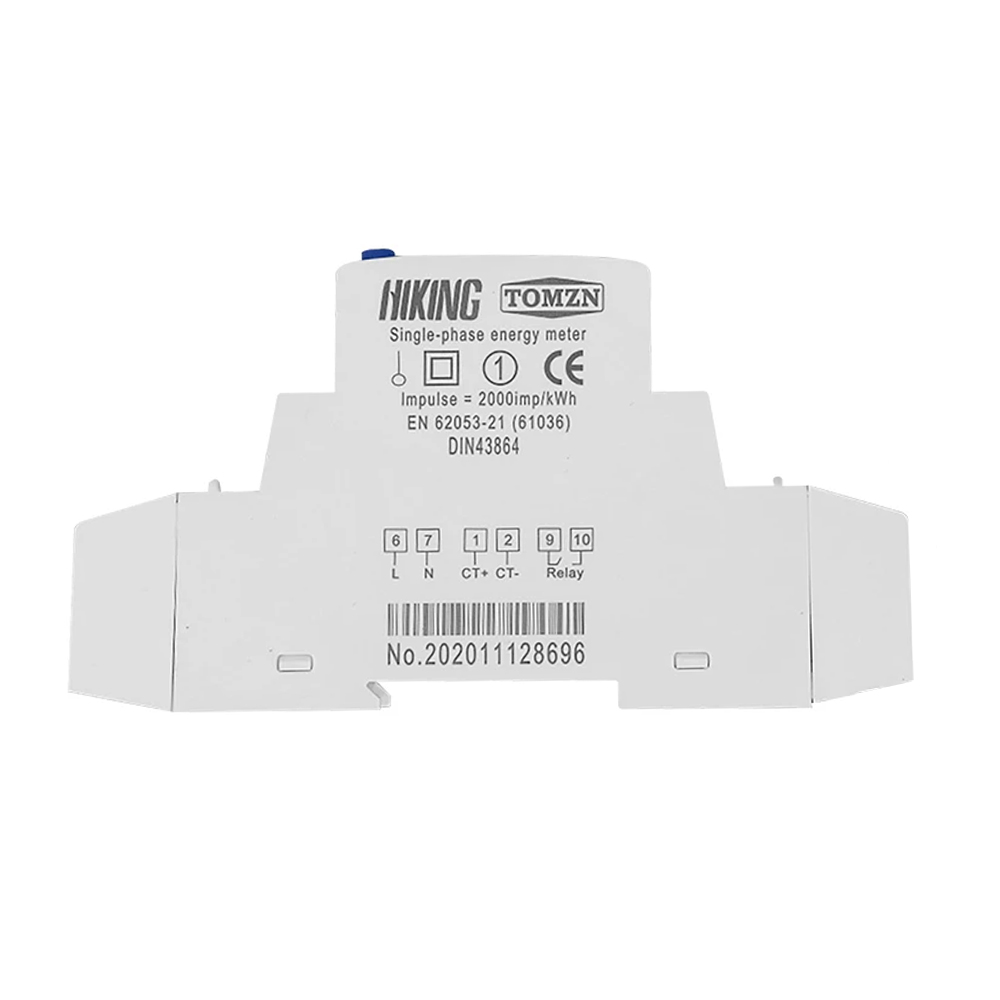 Contor monofazat inteligent de 60A, 1P 18mm WiFi, cu functie de timer ...