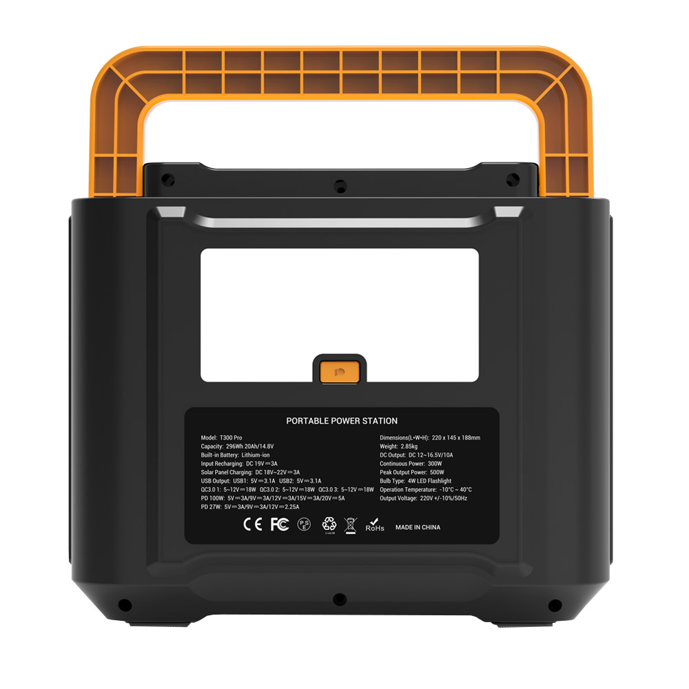 Baterie tip acumulator, Power Station, T300 Pro 20Ah / 14.8V, cu x2 USB ...