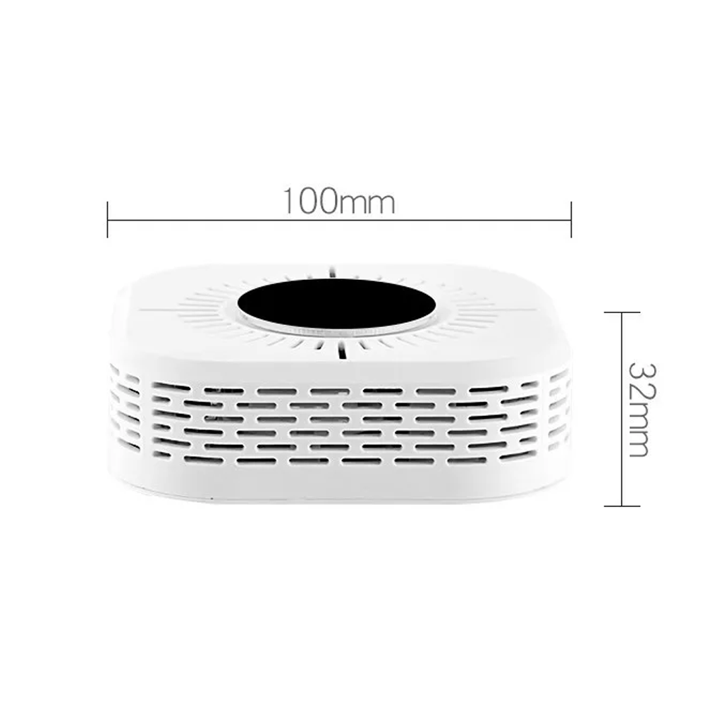 Detector si alarma de fum wireless cu senzor pentru monoxid de carbon