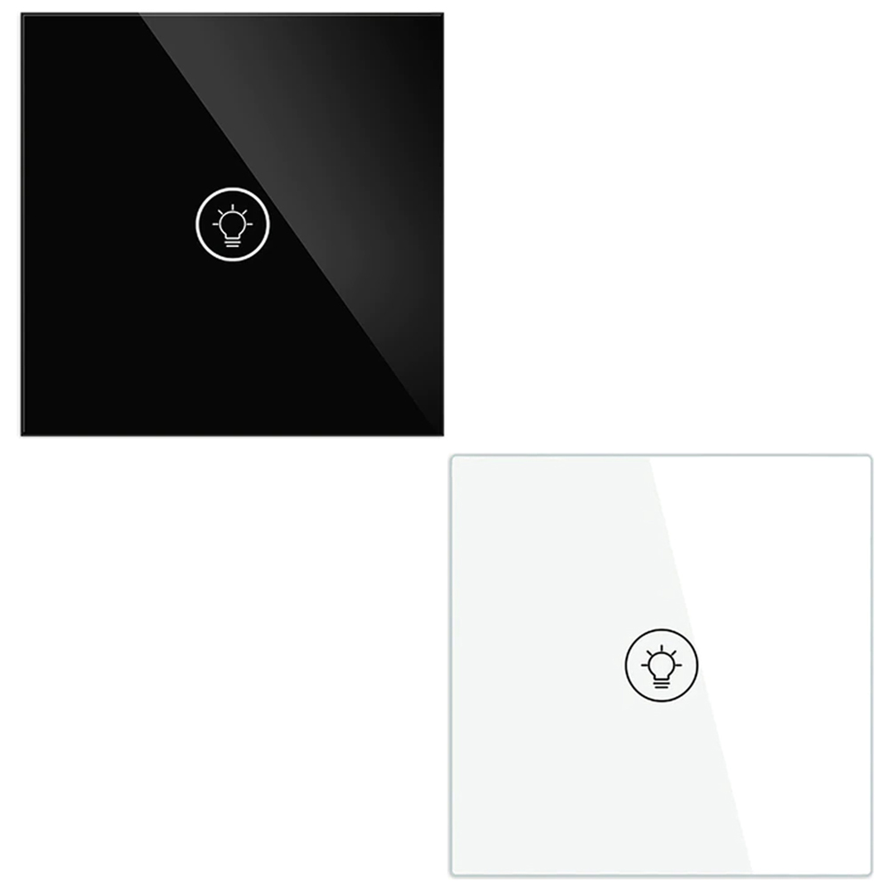 Intrerupator Smart WiFi cu dimmer integrat, compatibil Tuya - Alb