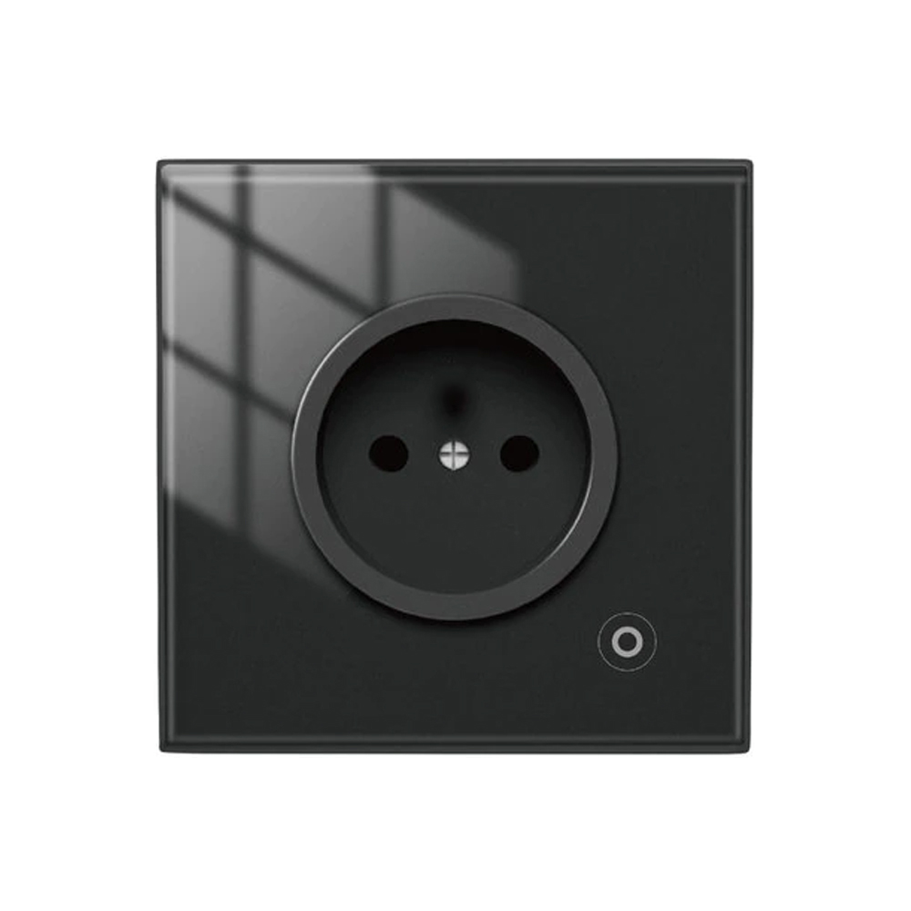 Priza inteligenta Smart WiFi cu panou din sticla, 3000W, compatibila ...