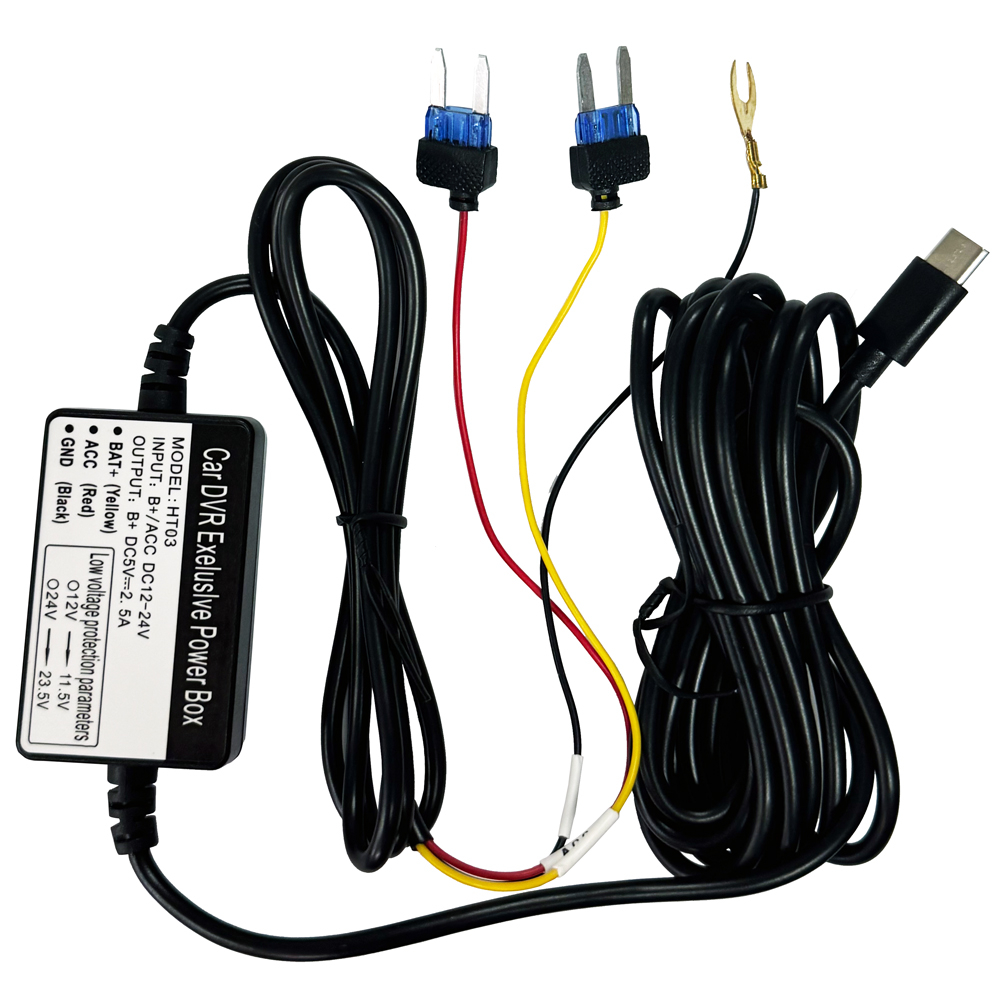 Kit cabluri Hardwire AZDOME HT03 compatibil cu M330/M580-2CH/M580-3CH ...