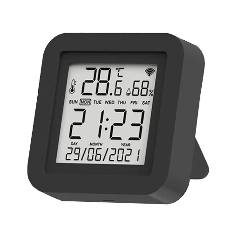 Senzor de temperatura si umiditate cu functie de telecomanda pentru ...