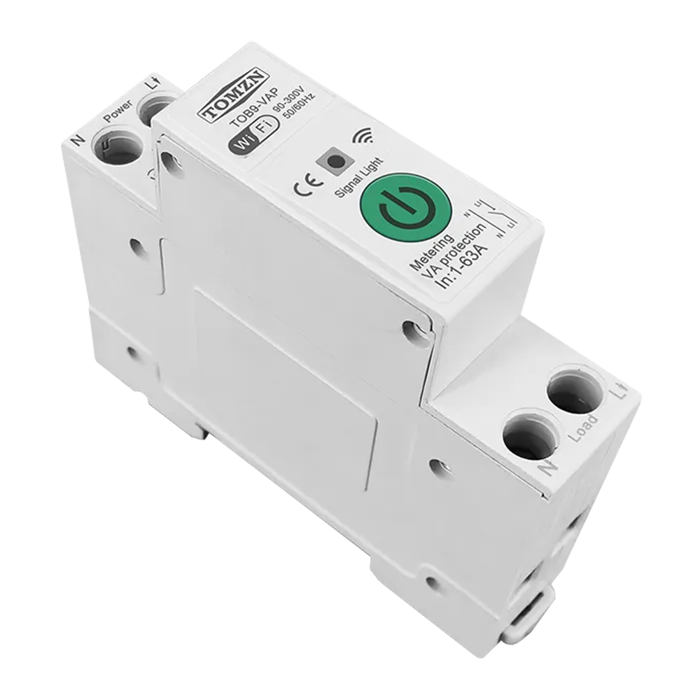 Siguranta inteligenta monofazata cu contor si monitorizare curent 63A ...