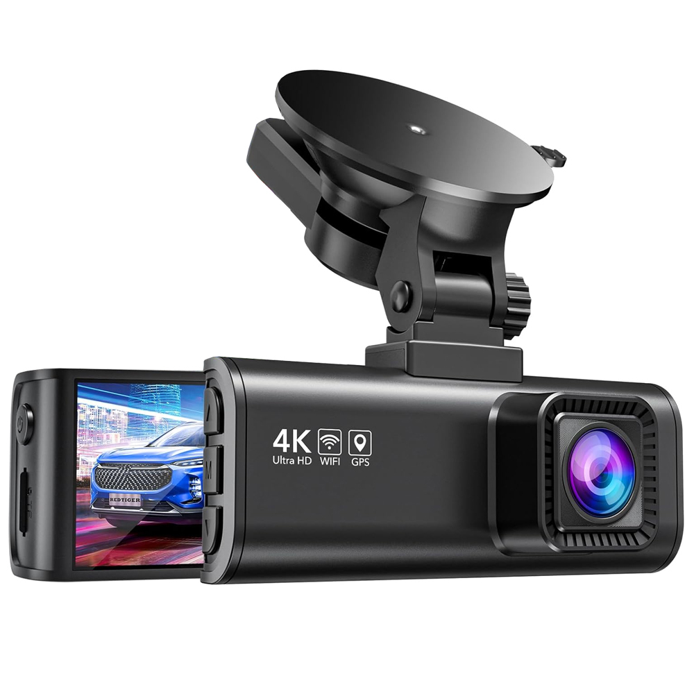 Camera auto de bord REDTIGER F7NS 4K UHD, WiFi, Night Vision, 170 ...